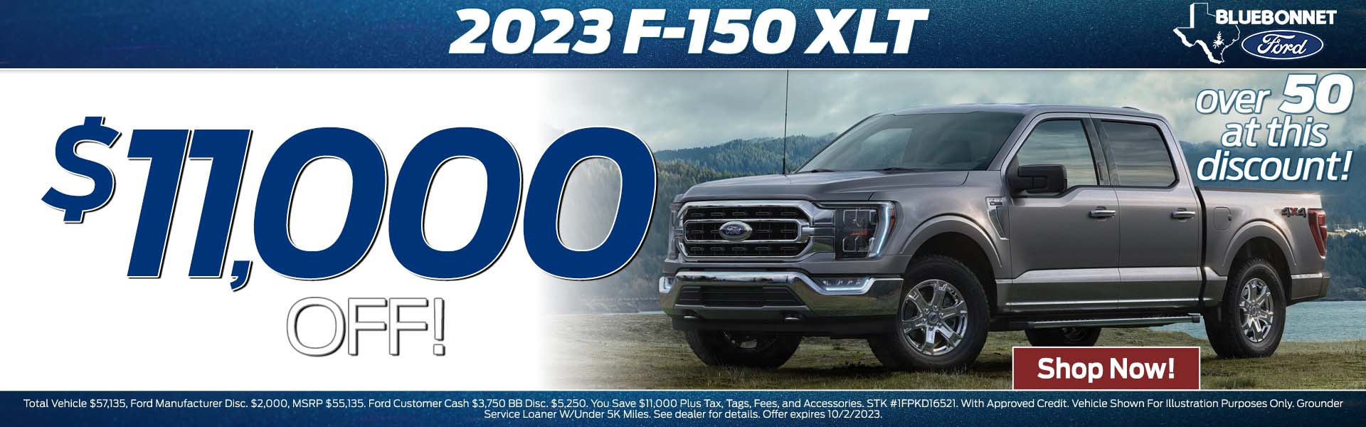 Bluebonnet Ford Car Dealership Located in New Braunfels, Texas