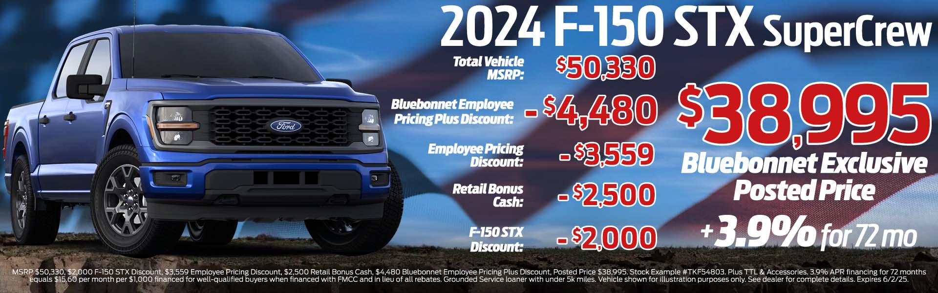Bluebonnet Ford Car Dealership Located in New Braunfels, Texas