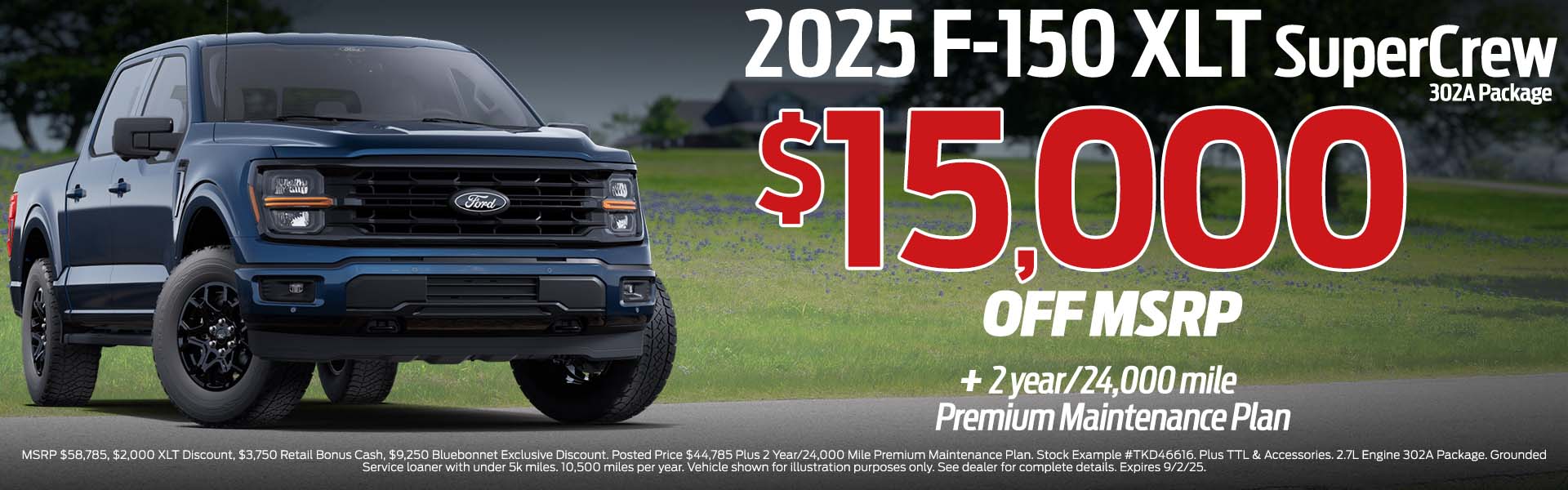 Bluebonnet Ford Car Dealership Located in New Braunfels, Texas